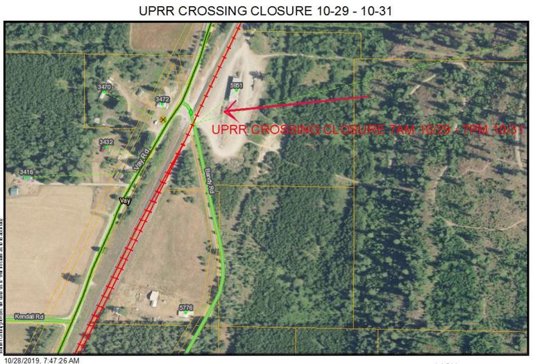 Bonner County Idaho Official Website - Railroad Crossing Information